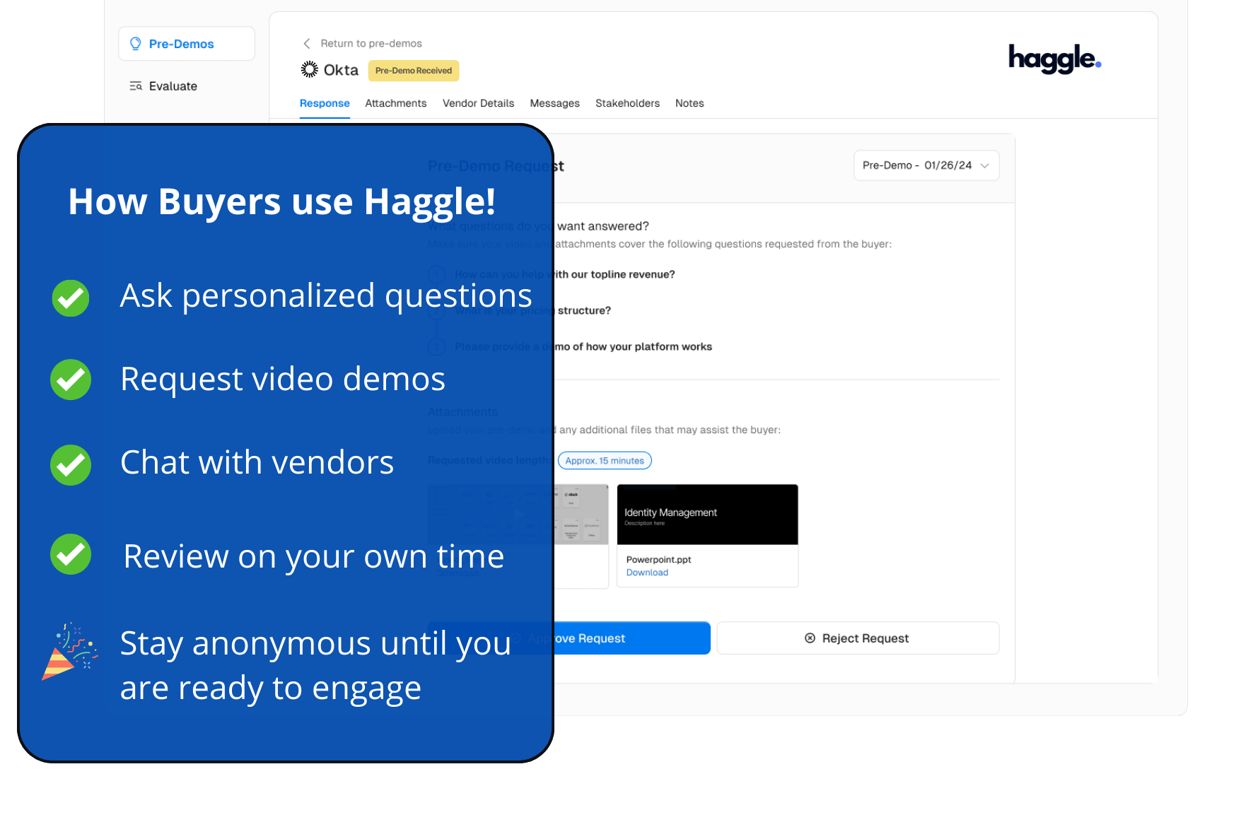 Haggle | Software Buyer Request